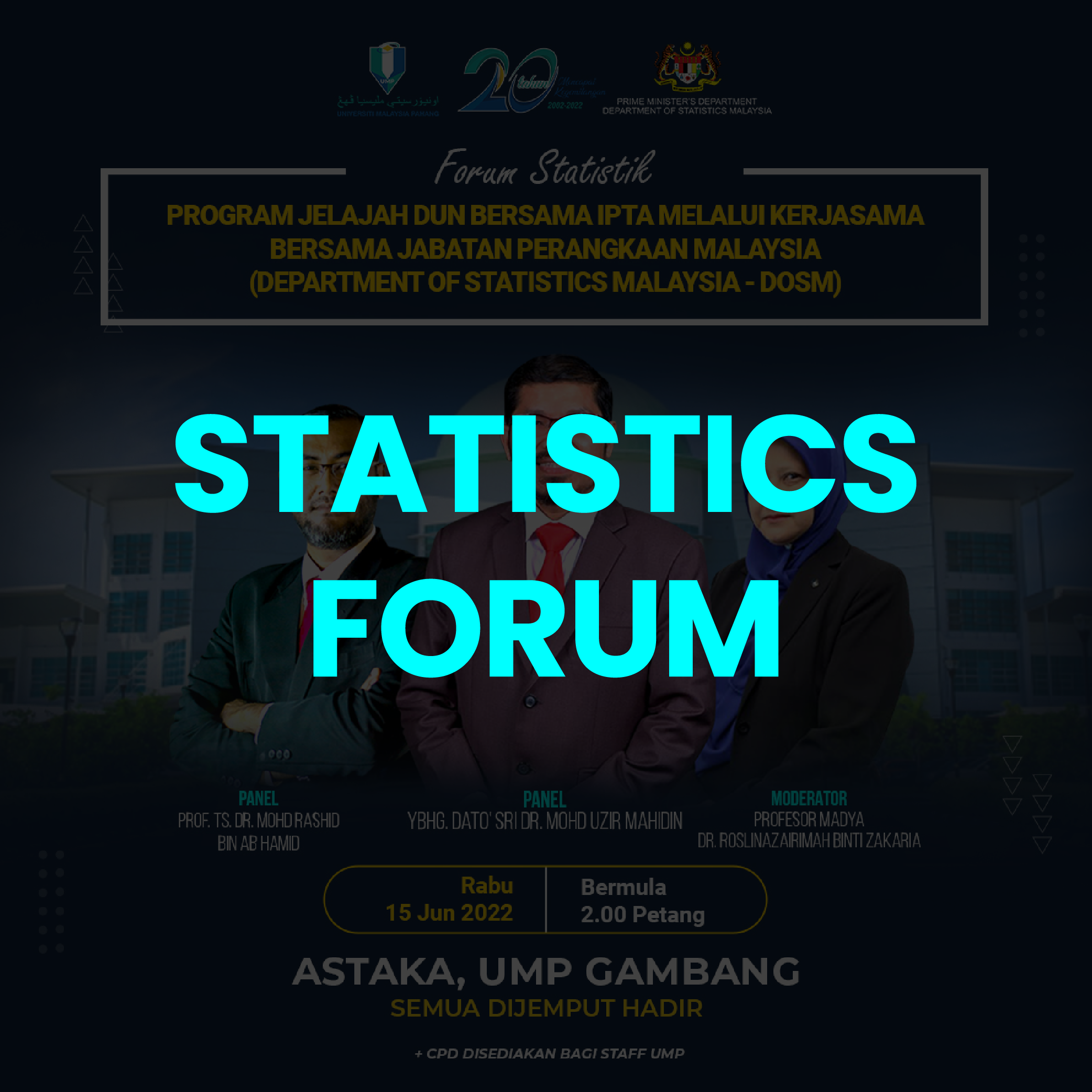 CAIDAS - (FORUM STATISTIK) PROGRAM JELAJAH DUN BERSAMA IPTA MELALUI ...